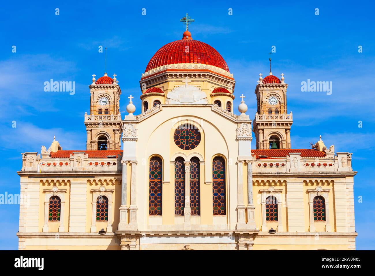 The Agios Minas Cathedral is a Greek Orthodox Church in Heraklion city ...