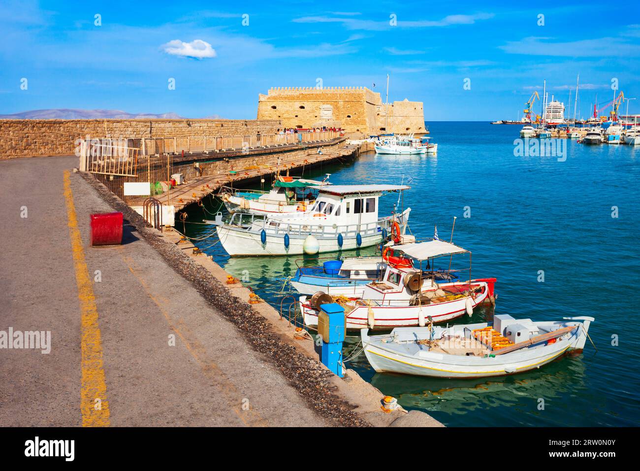 The Koules or Castello a Mare is a fortress at the entrance of the old ...