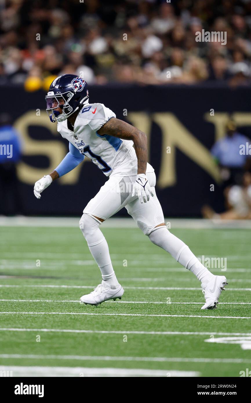 Tennessee Titans cornerback Sean Murphy-Bunting (0) during an NFL ...