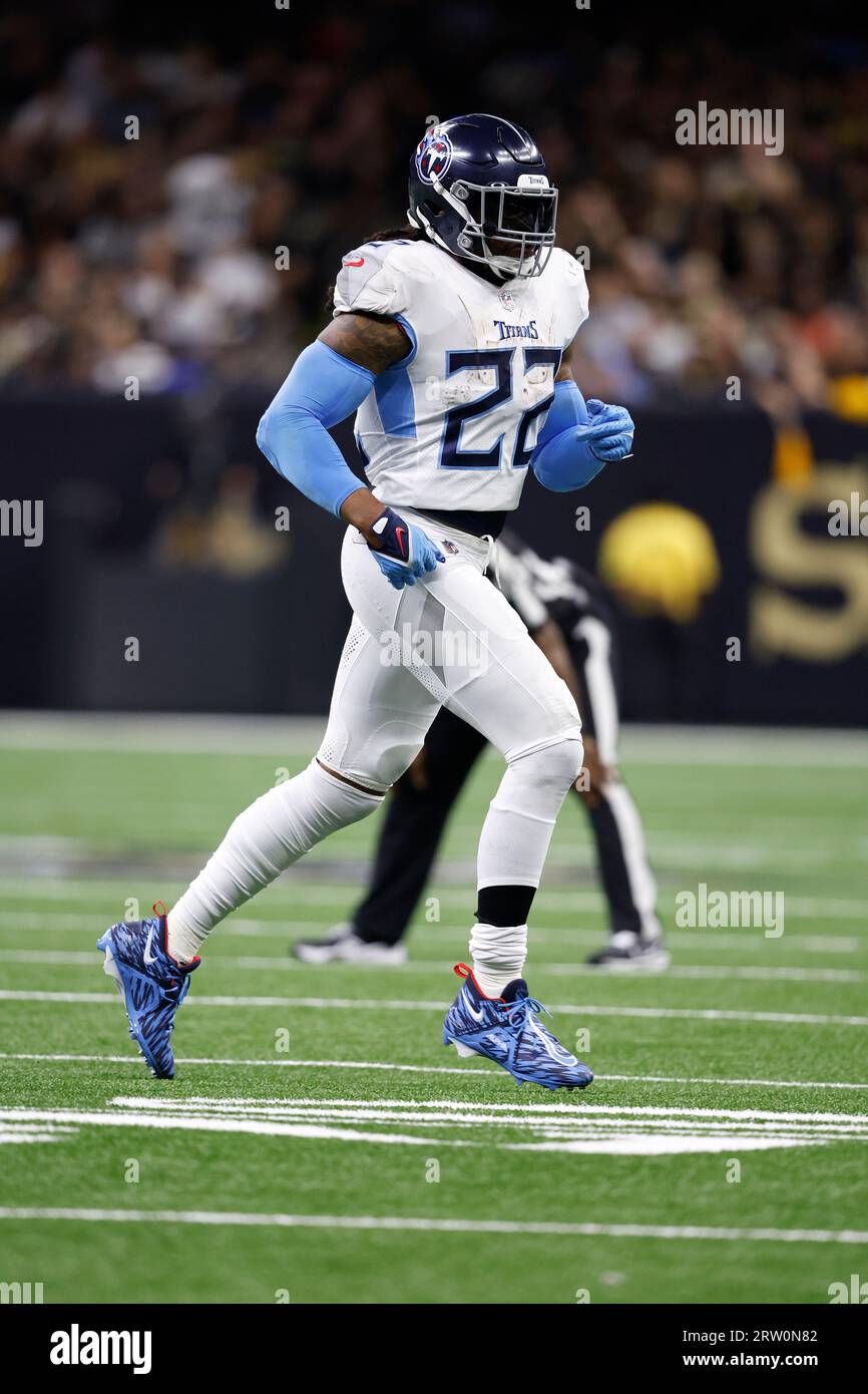 Tennessee Titans running back Derrick Henry (22) during an NFL football ...