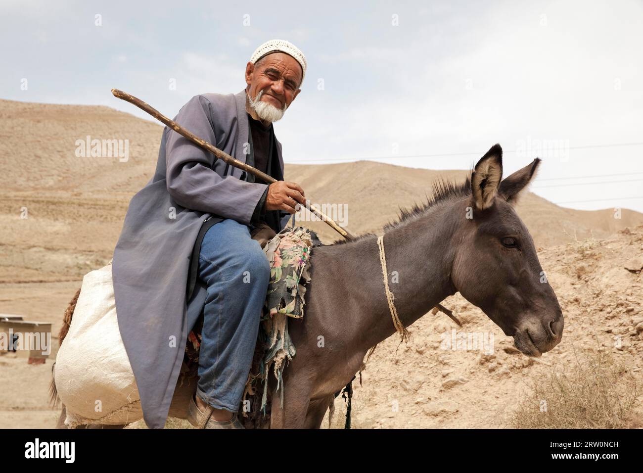 Man riding a donkey hi-res stock photography and images - Alamy