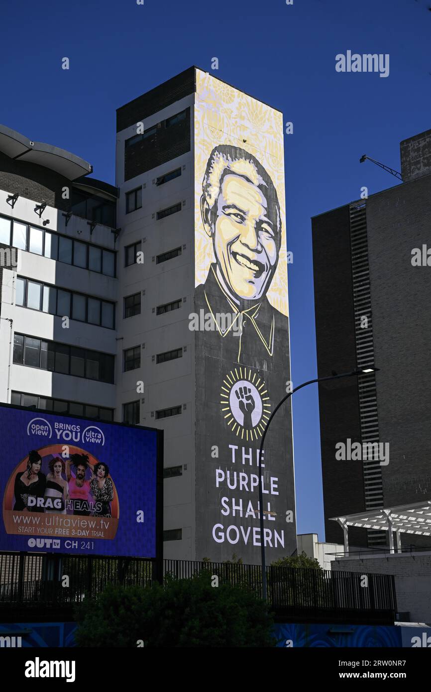 Nelson mandela painting hi-res stock photography and images - Alamy