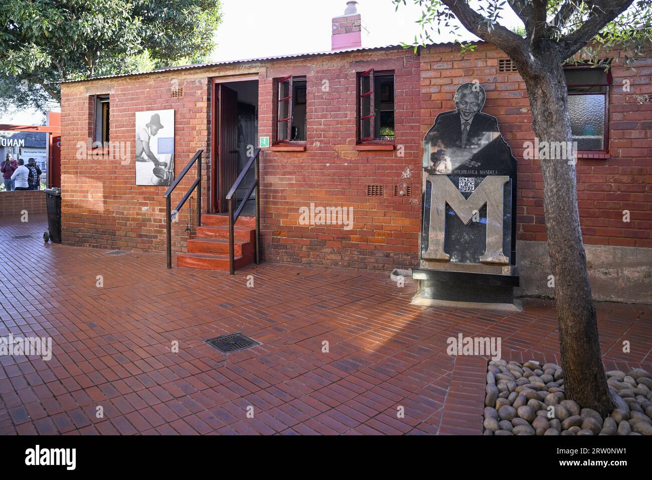 Mandela House, former home of Nelson Mandela, now a museum, Soweto ...
