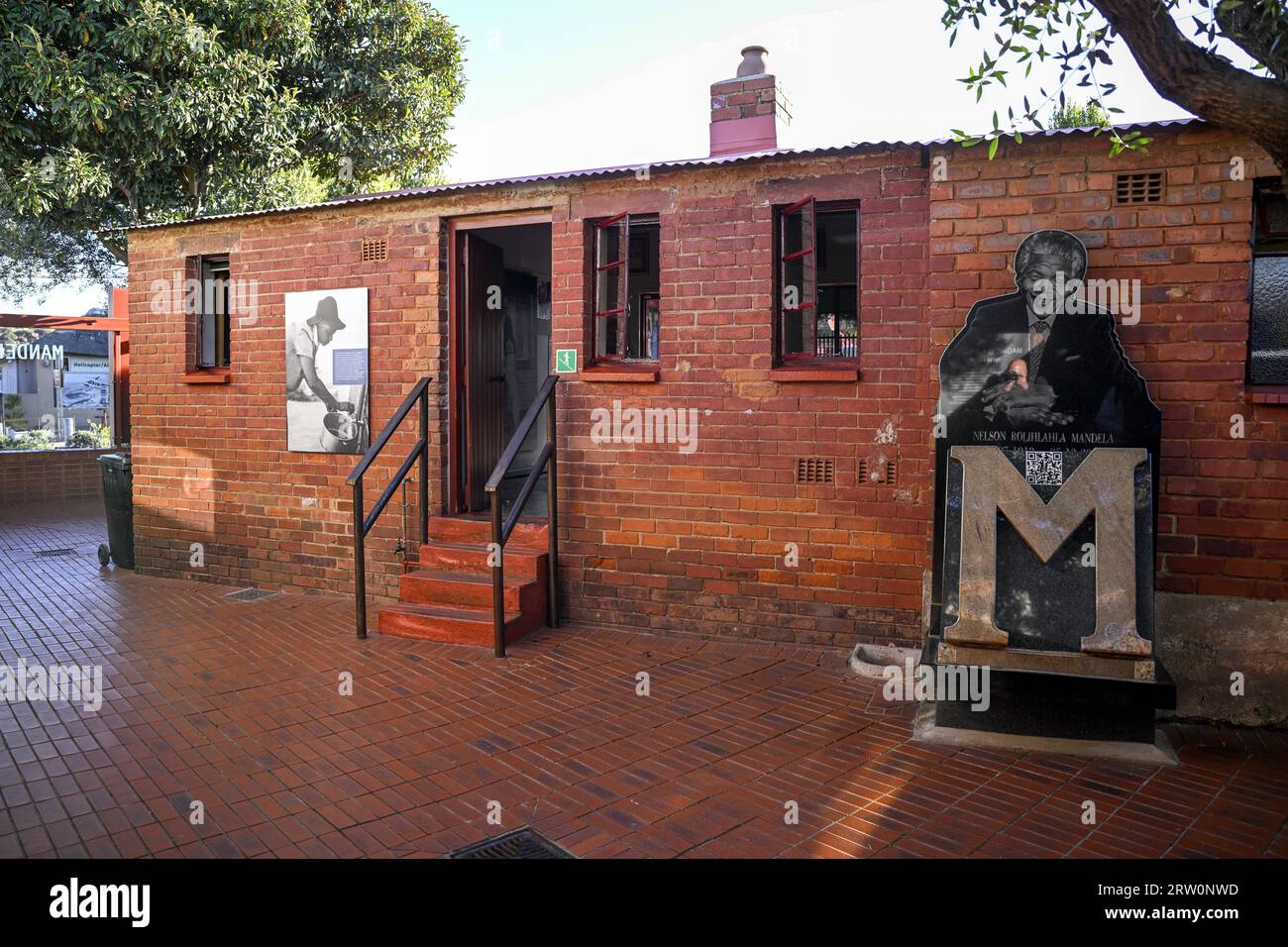 Mandela House, former home of Nelson Mandela, now a museum, Soweto ...