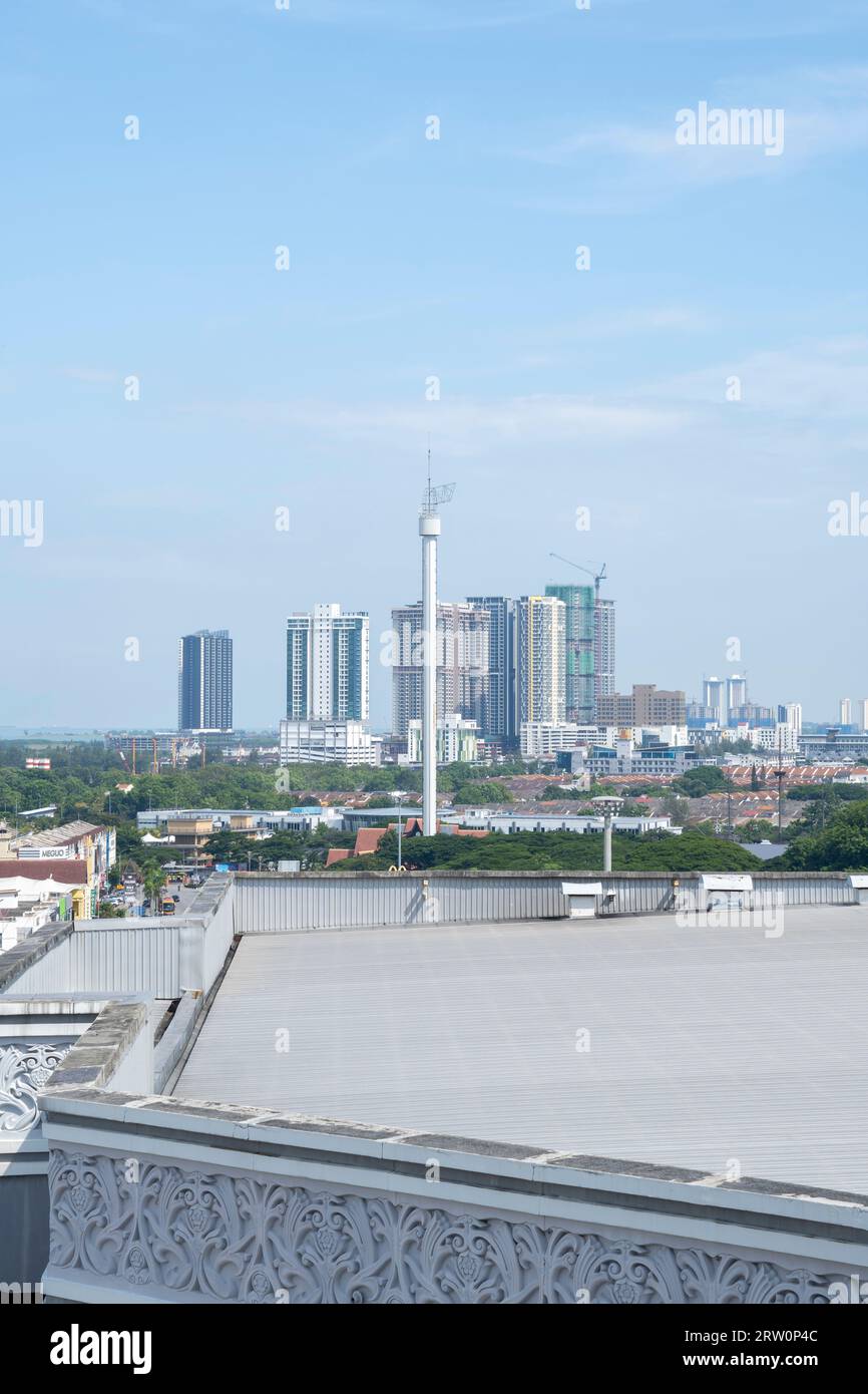 Taming Sari Tower is a 24-story, 110-meter-tall gyro tower in Malacca ...