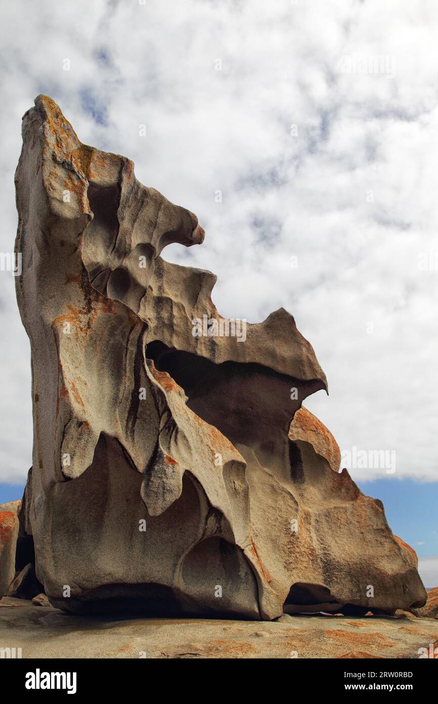 The Remarkable Rocks, a natural rock formation, in Flinders Chase ...
