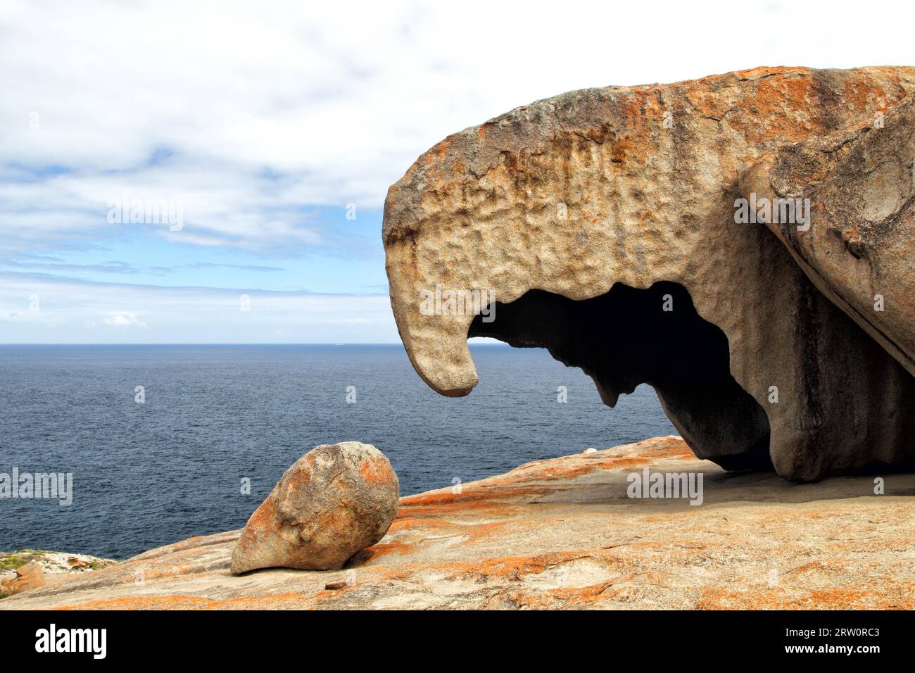 The Remarkable Rocks, a natural rock formation, in Flinders Chase ...