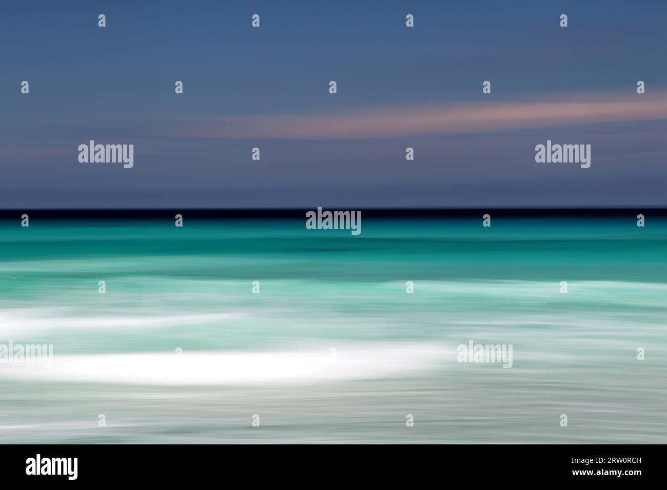 Abstract long exposure on the beach of Pennington Bay on Kangaroo ...