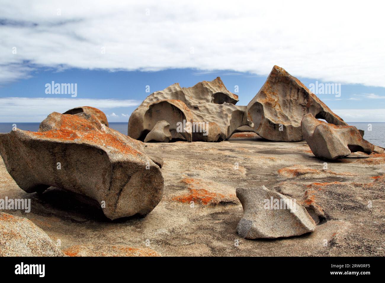 The Remarkable Rocks, a natural rock formation, in Flinders Chase ...
