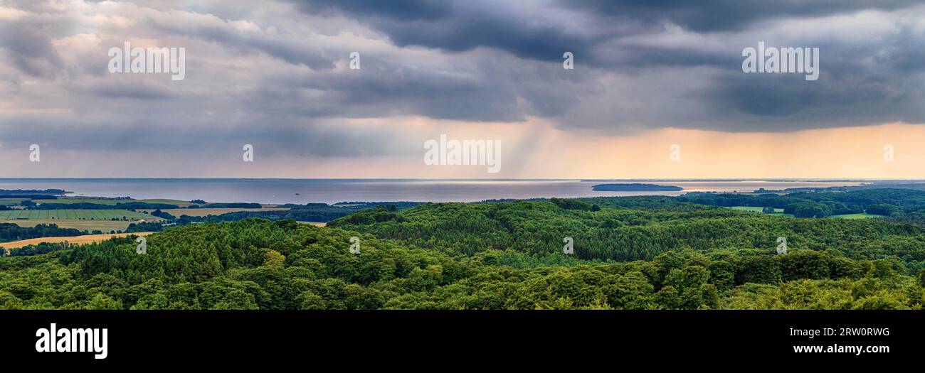 Greifswald Bodden, Island of Ruegen Landscape Panorama Stock Photo - Alamy
