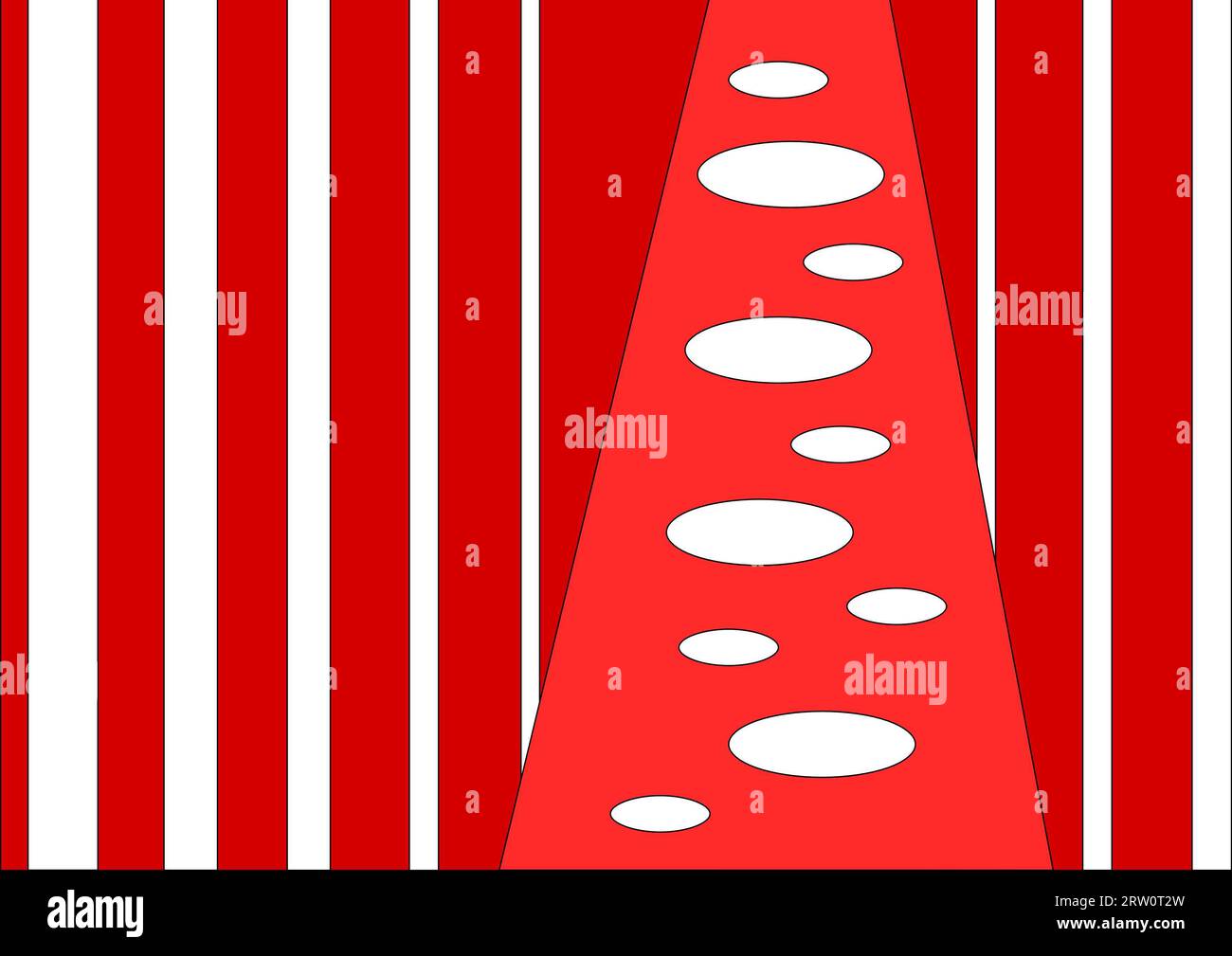 Red And White Striped Backgrounds