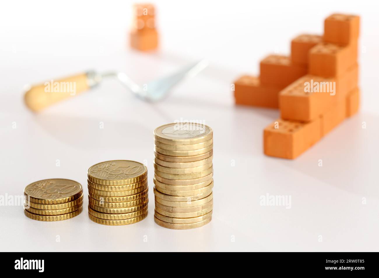 Money with a wall Stock Photo - Alamy