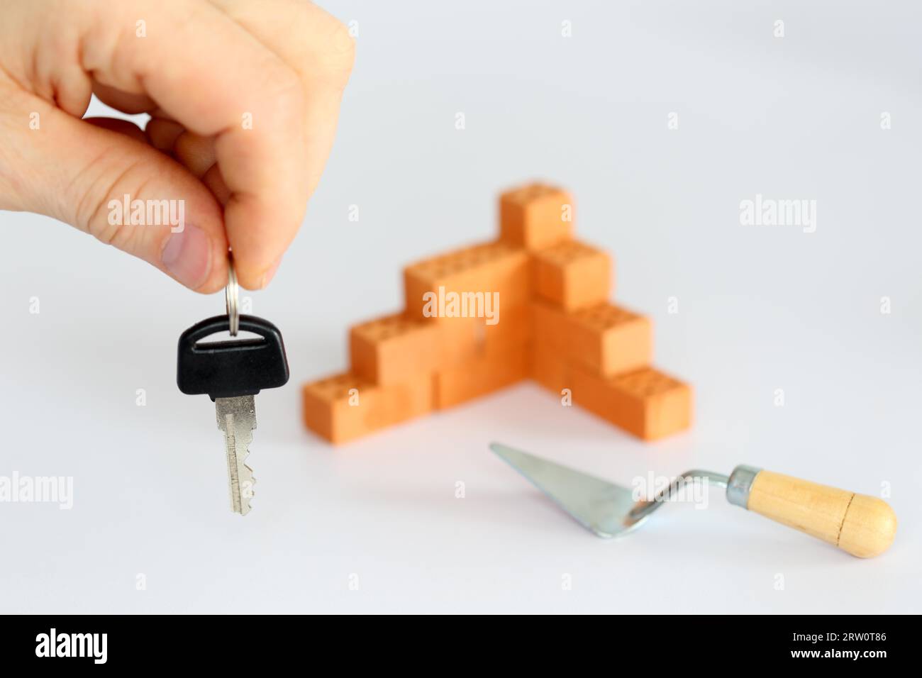 Wall and key Stock Photo - Alamy