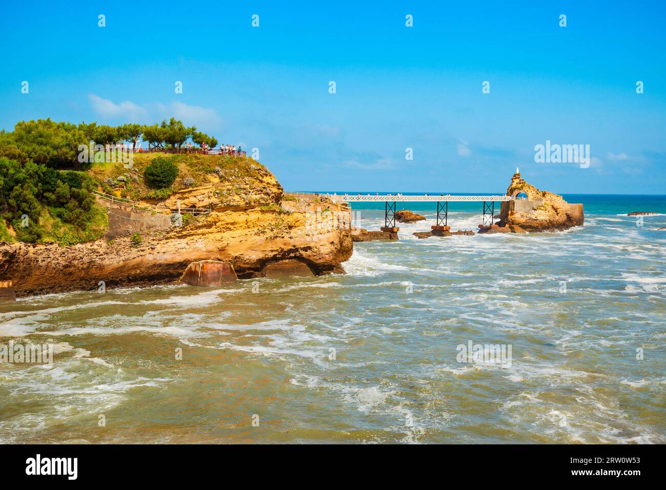 Plage du Port Vieux is a public beach in Biarritz city on the Bay of ...