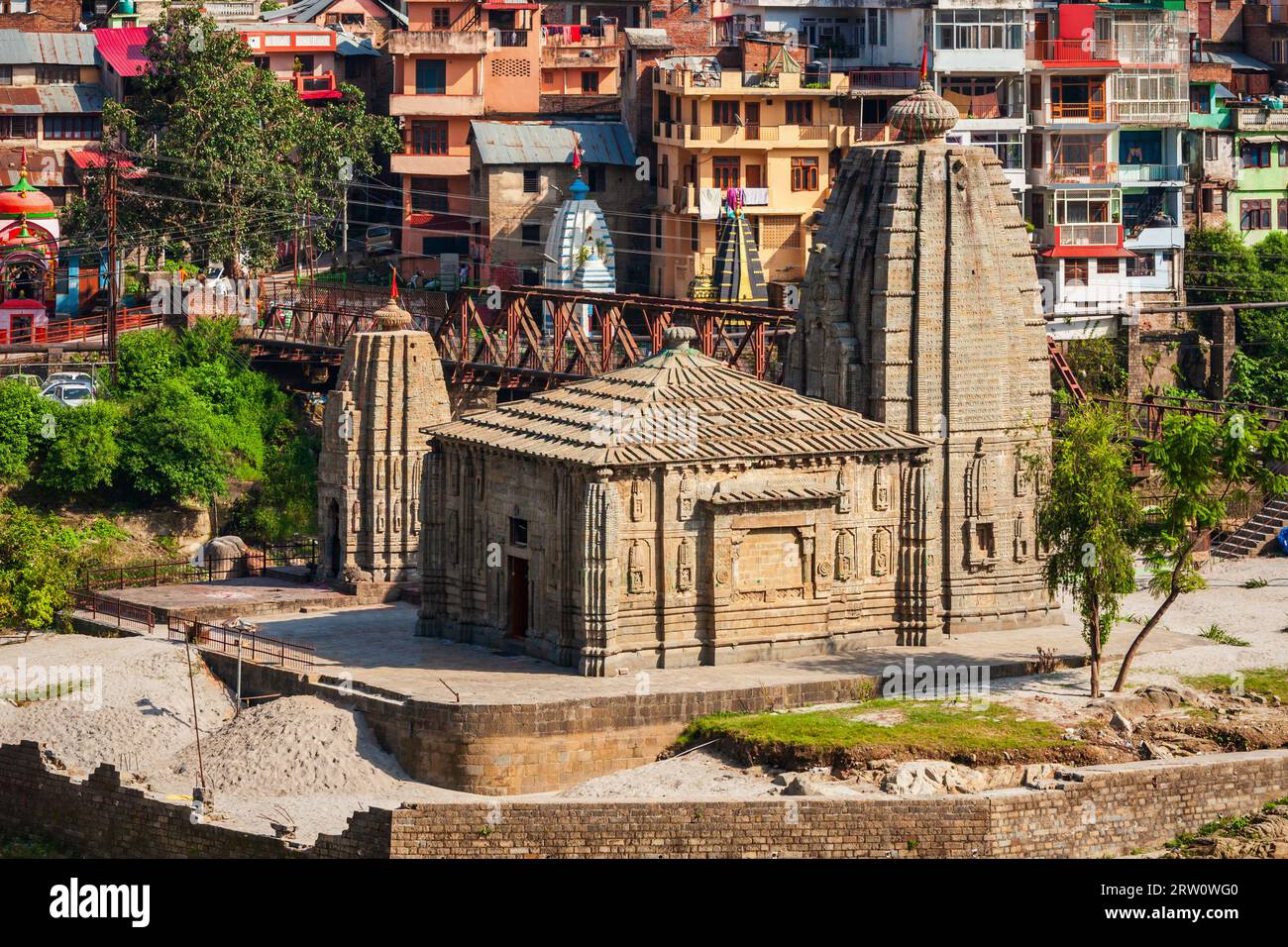 Panchbakhtar Temple is a hindu in Mandi town, Himachal Pradesh state in ...