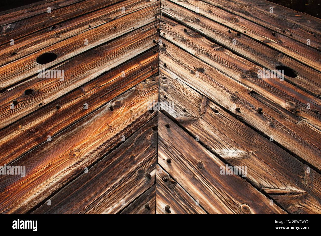 Old barn wall wood planks with beautiful texture Stock Photo - Alamy