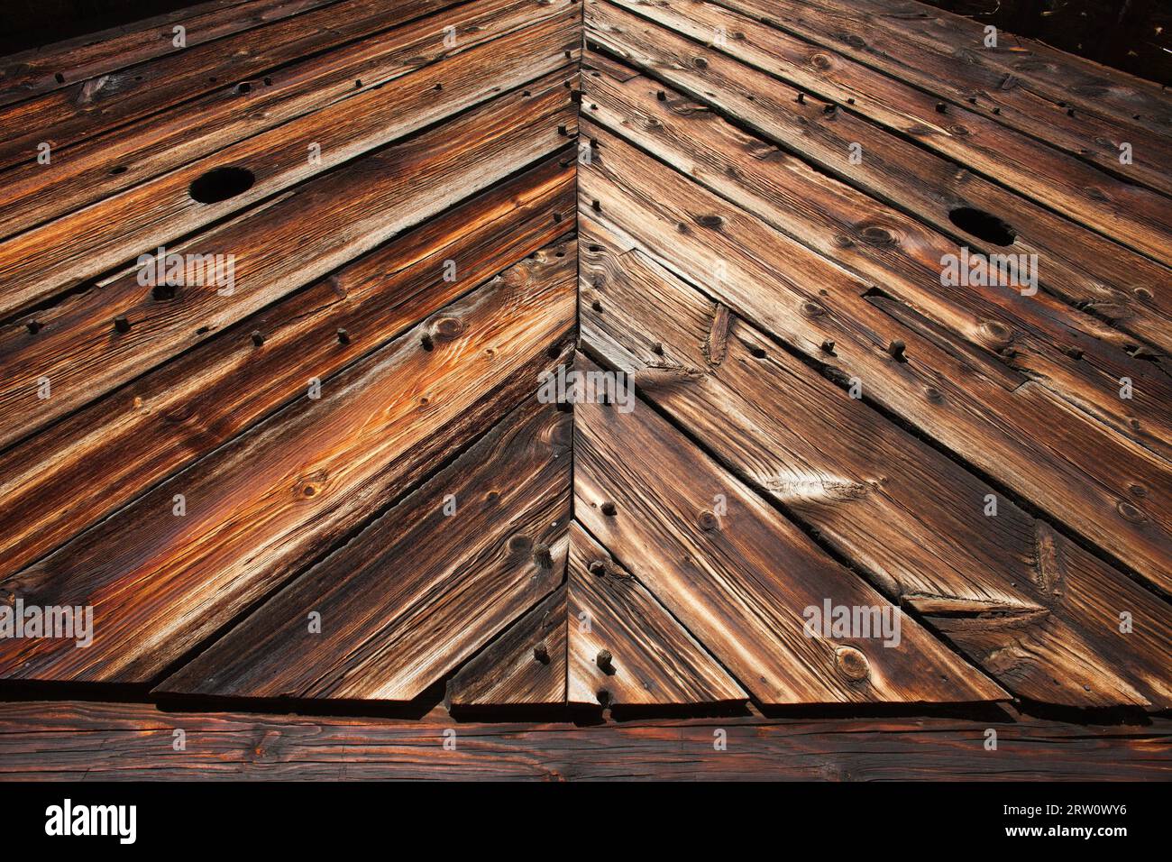 Old barn wall wood planks with beautiful texture Stock Photo - Alamy