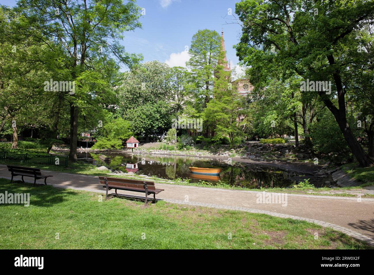Poland, Bydgoszcz, Park Kazimierza Wielkiego in the city centre Stock ...