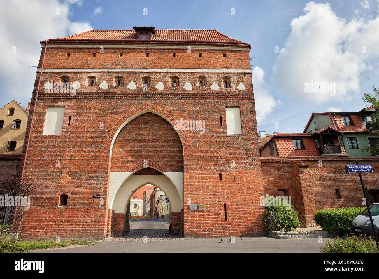 Cloister Gate (Polish: Brama Klasztorna), 14th century medieval city ...