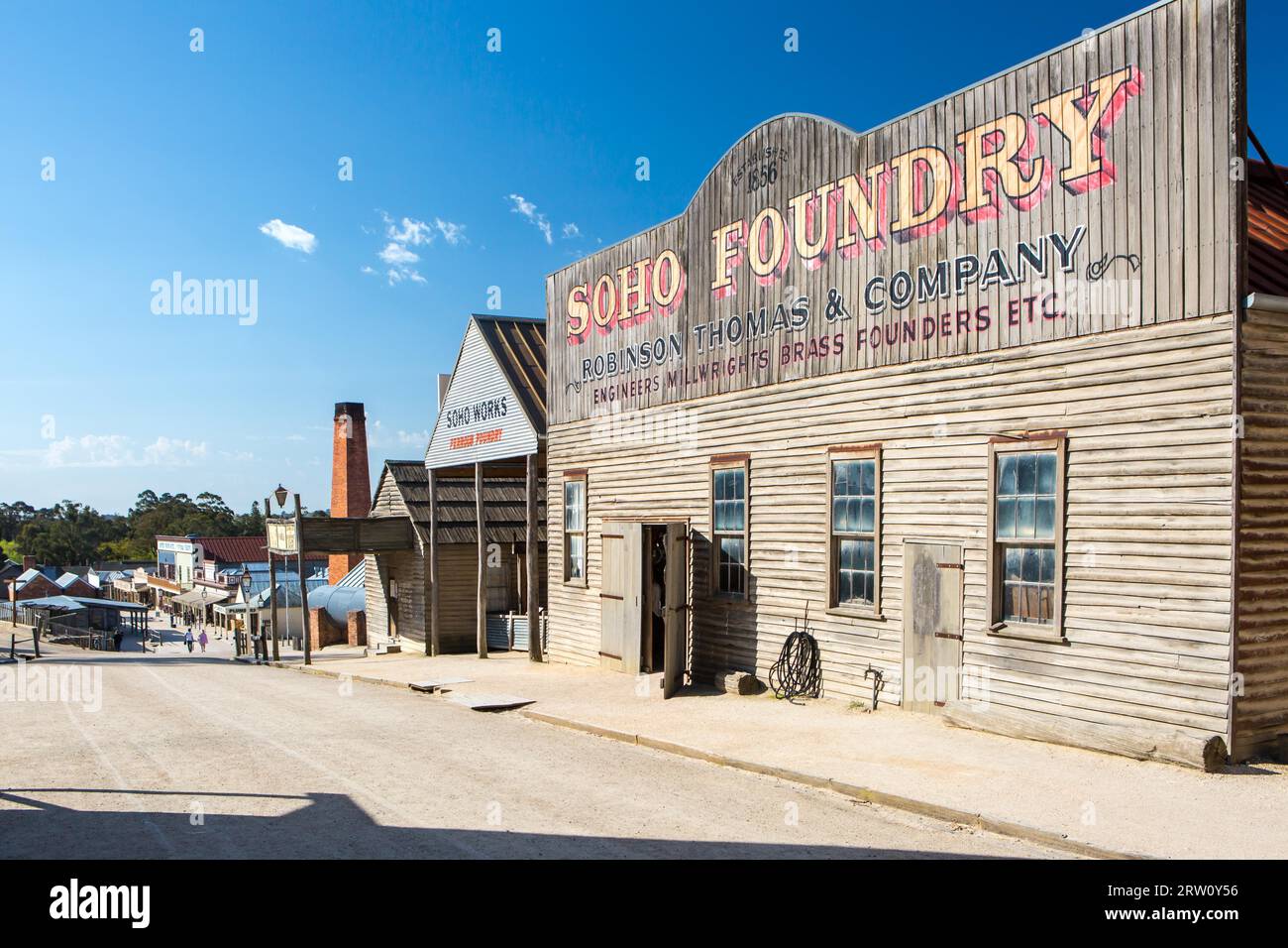 SOVEREIGN HILL, AUSTRALIA, OCTOBER 5: Sovereign Hill is an open air ...