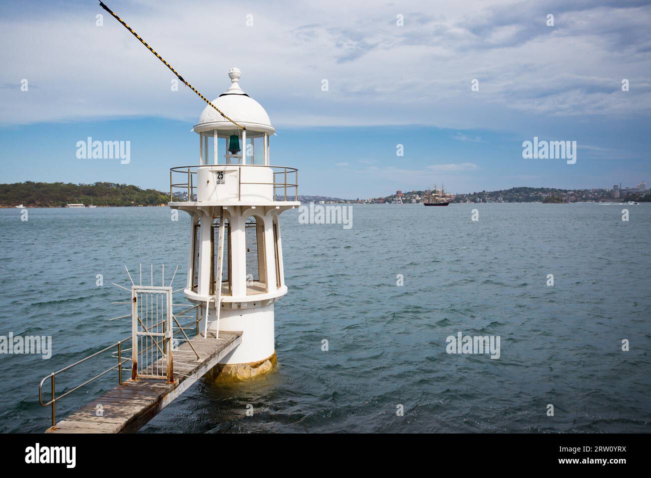 Robertson Point Light, otherwise known as Cremorne Point Light is an ...