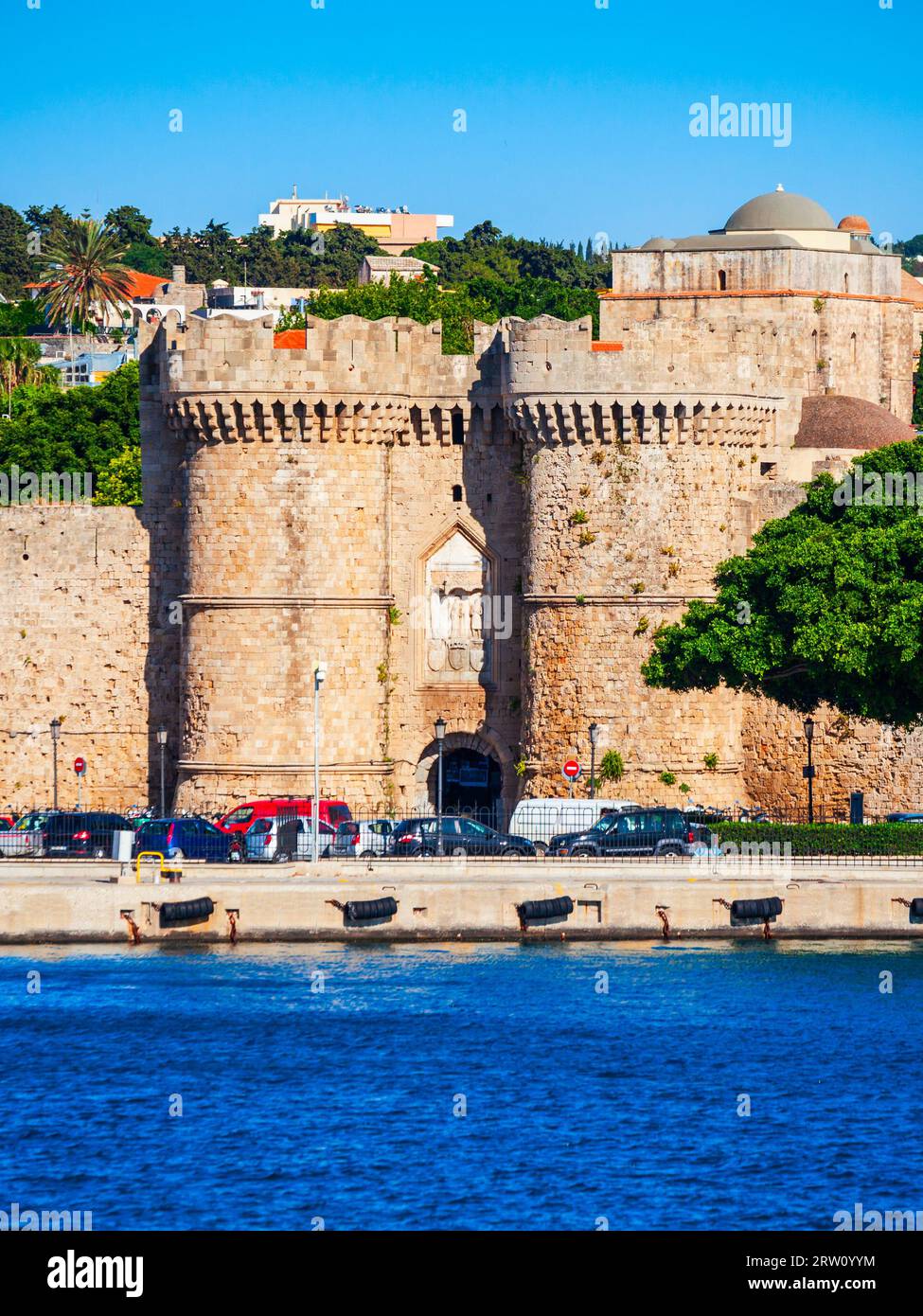 Rhodes tower view hi-res stock photography and images - Alamy