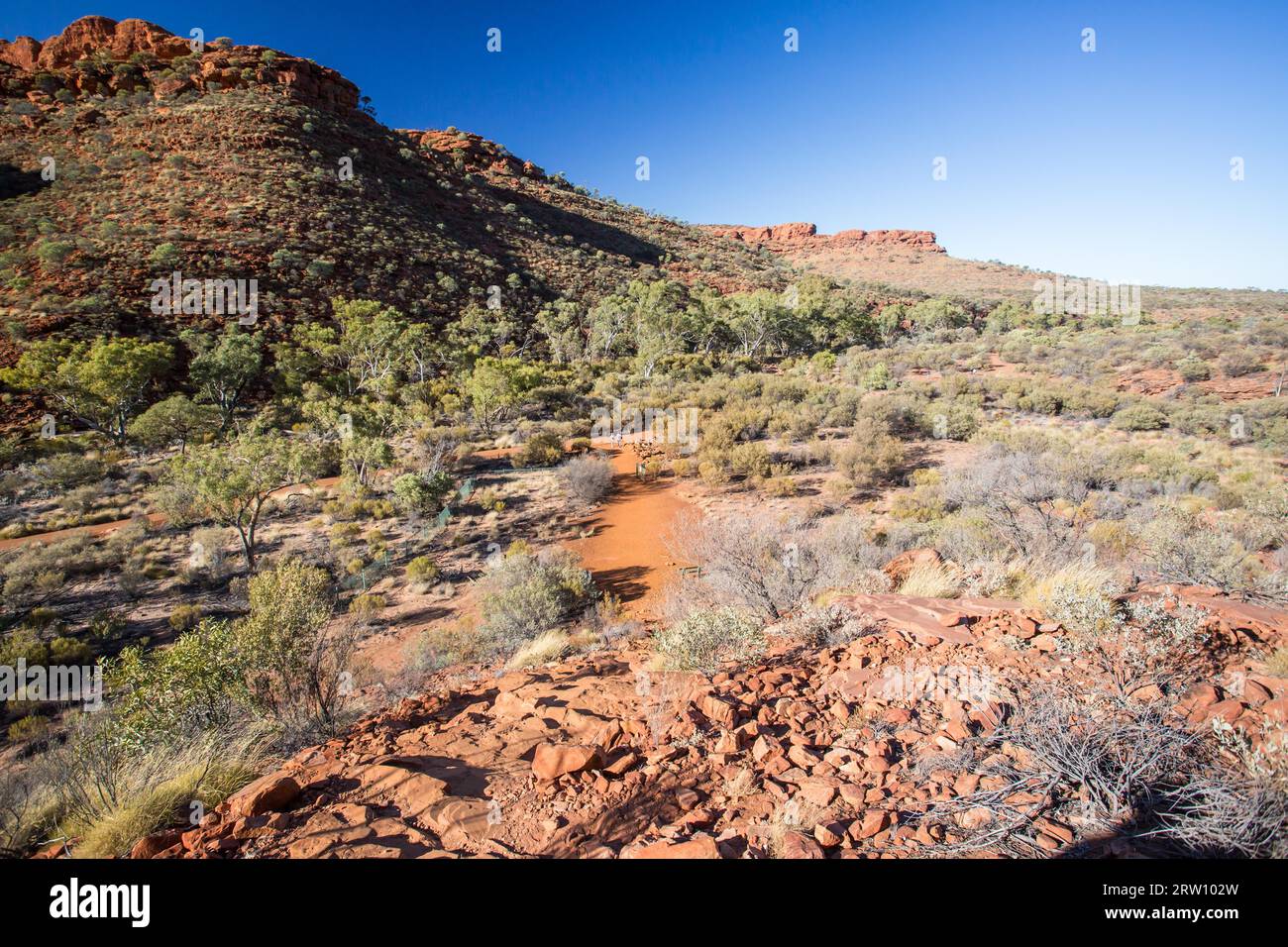 The incredible rock geology of Kings Canyon in the Northern Territory ...