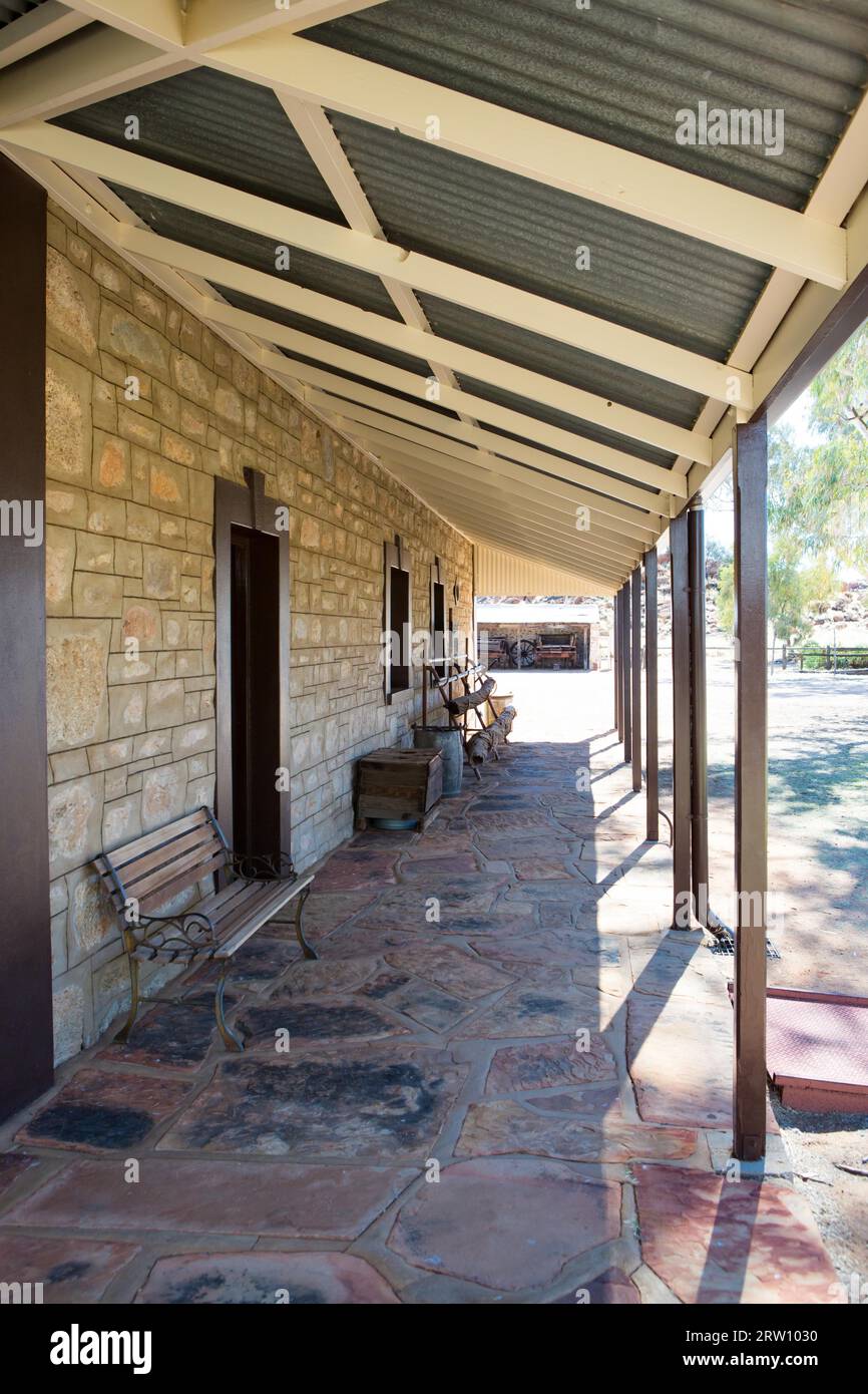 Alice Springs Telegraph Station Historical Reserve on a clear sunny day ...