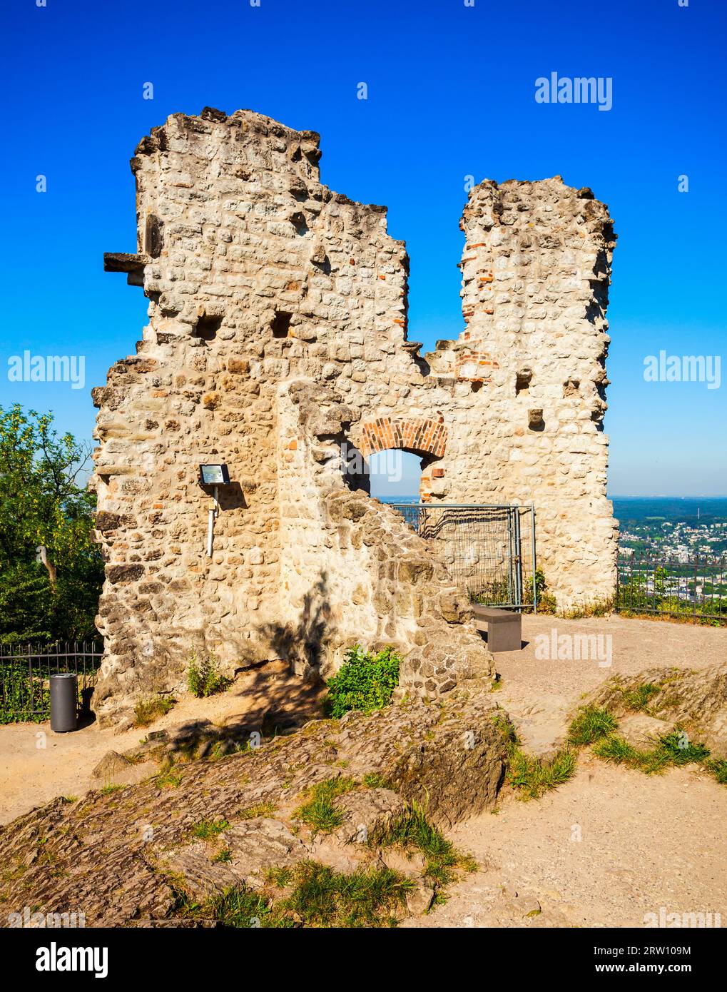 Burgruine Drachenfels is a ruined hill castle in Konigswinter on the ...