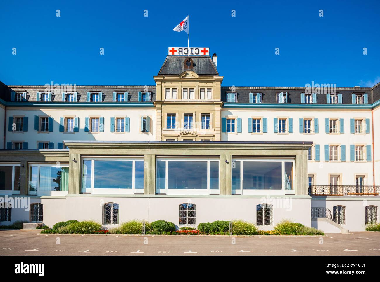 International Committee of the Red Cross or ICRC building is located in ...