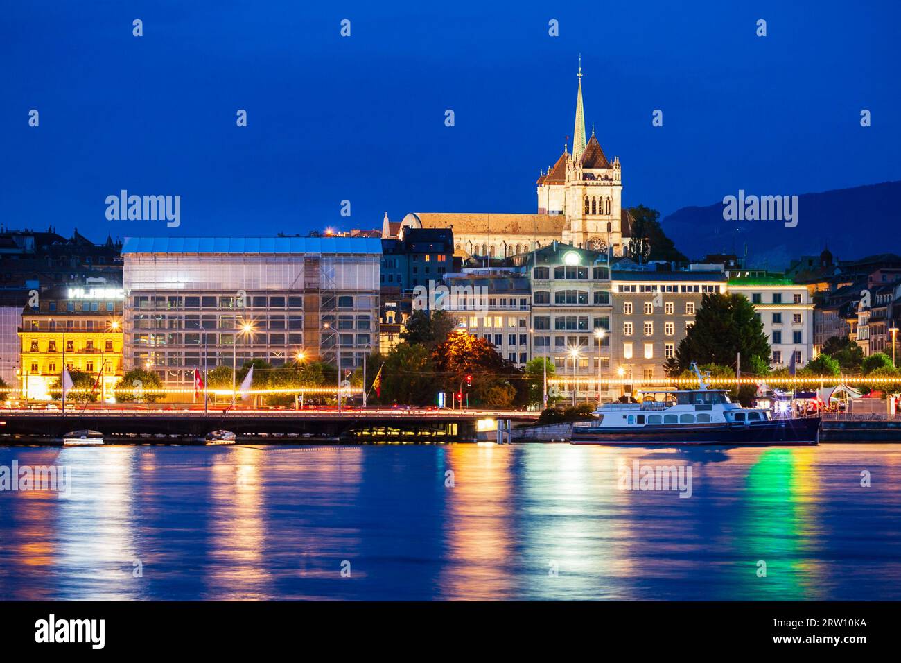 Panoramic view geneva hi-res stock photography and images - Alamy