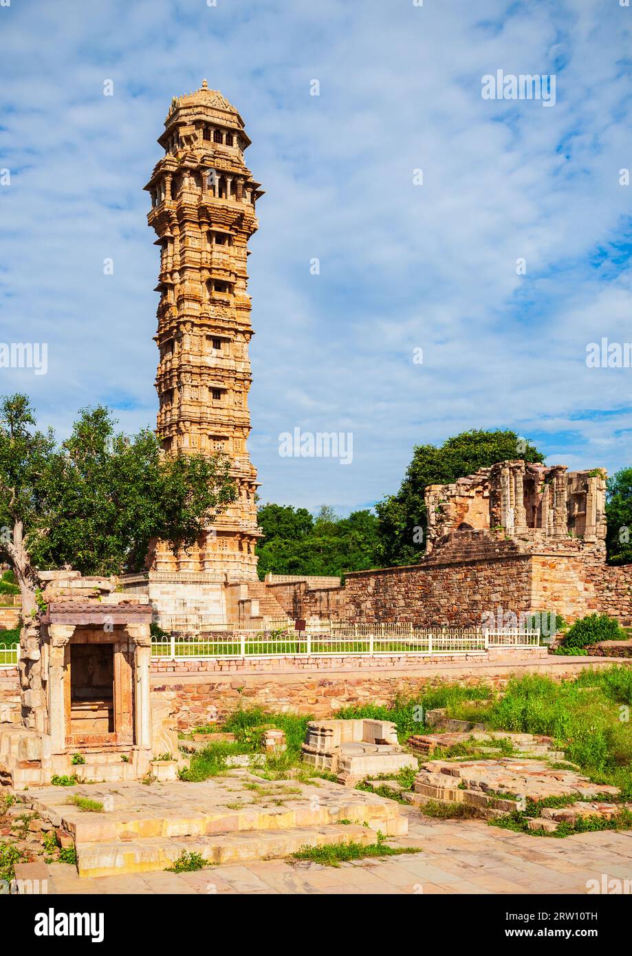 Vijay stambha, chitor fort, hi-res stock photography and images - Alamy