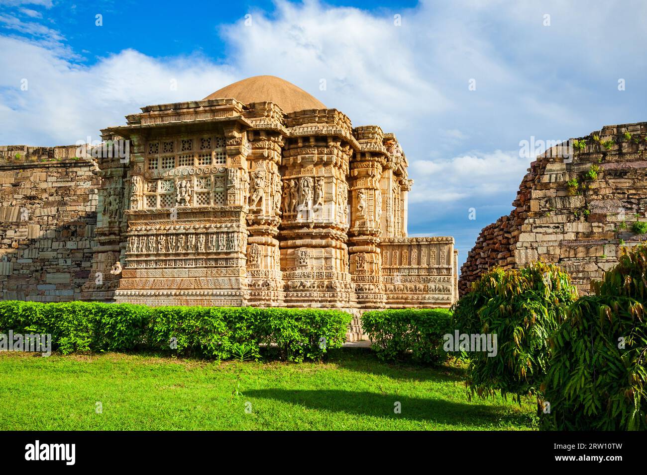 Shani Deity Temple in Chittor Fort in Chittorgarh city, Rajasthan state ...