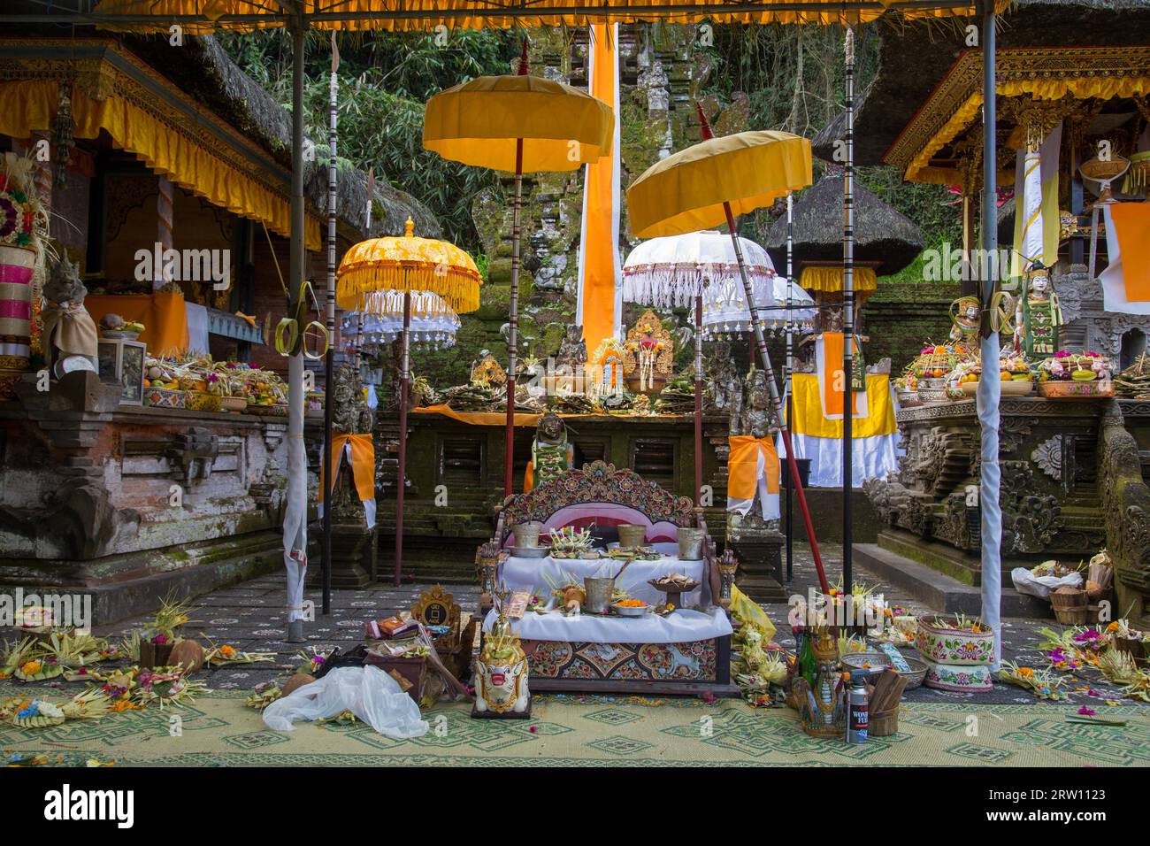 Sebatu, Bali, Indonesia, July 1, 2015: Shrine at the Gunung Kawi Sebatu ...