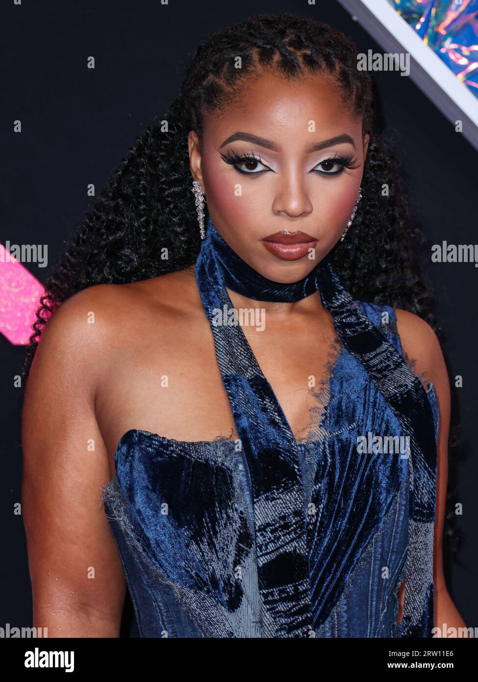 NEWARK, NEW JERSEY, USA - SEPTEMBER 12: Chloe Bailey (Chlöe) wearing a ...