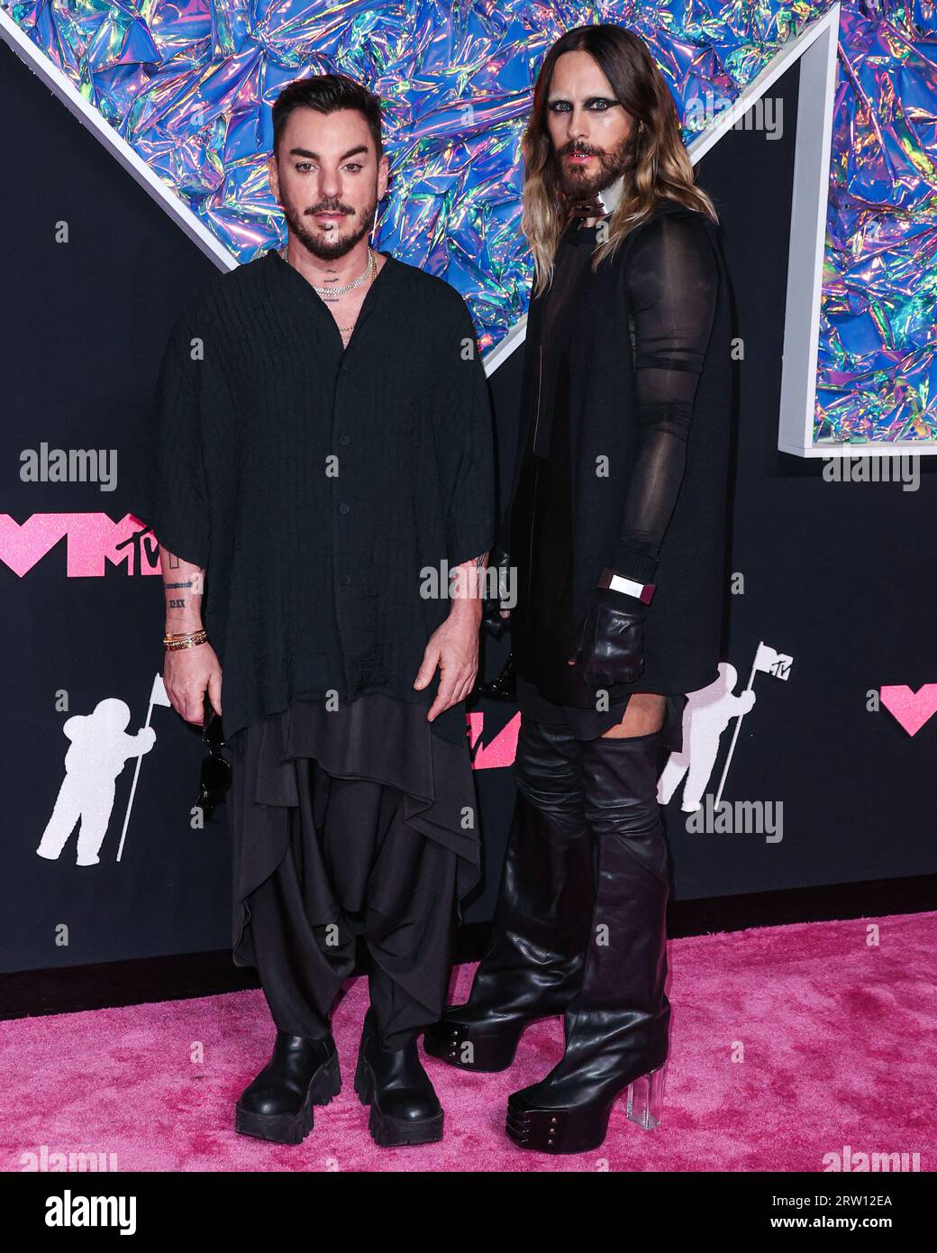 NEWARK, NEW JERSEY, USA - SEPTEMBER 12: Shannon Leto and Jared Leto ...
