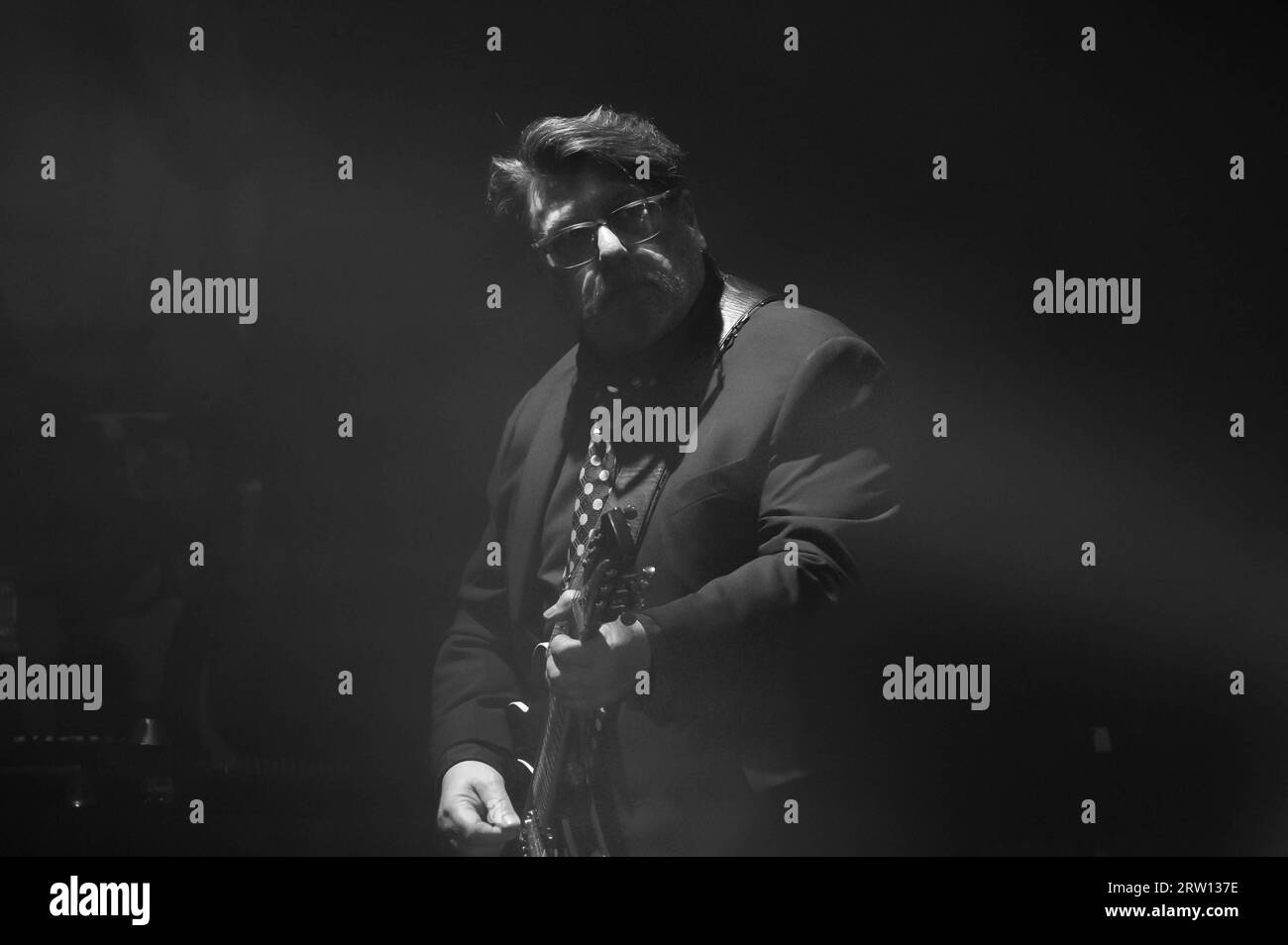 Photographs of Will Sergeant of Echo & the Bunnymen performing at Usher ...