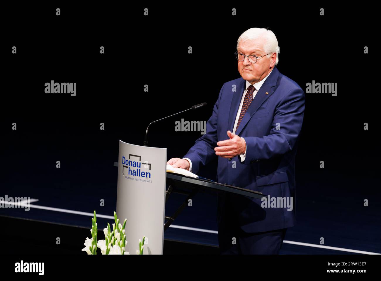 Donaueschingen, Germany. 15th Sep, 2023. Federal President Frank-Walter ...