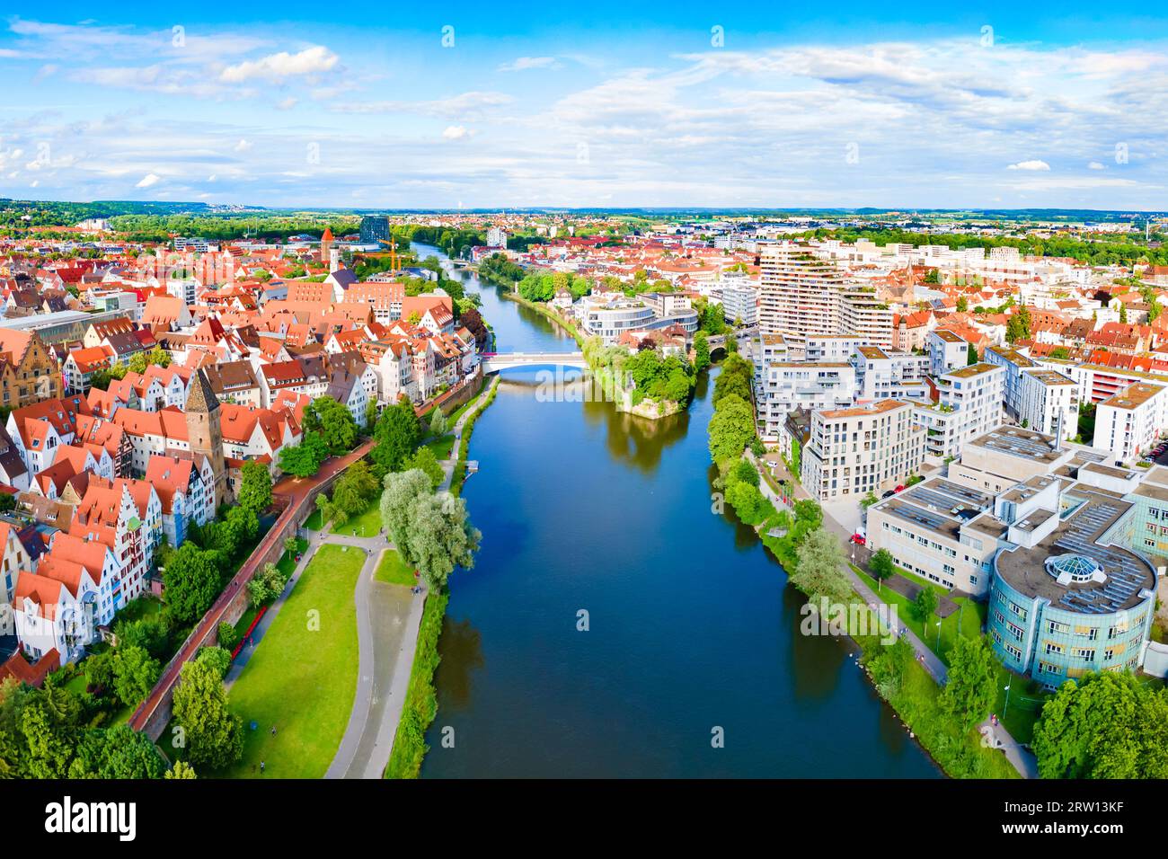 Ulm city aerial panoramic hi-res stock photography and images - Alamy