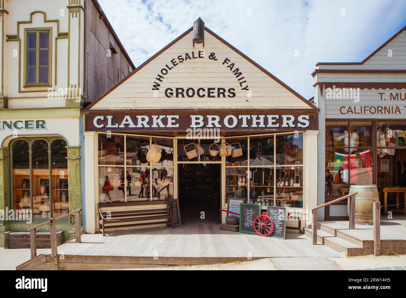 SOVEREIGN HILL, AUSTRALIA, OCTOBER 5: Sovereign Hill is an open air ...