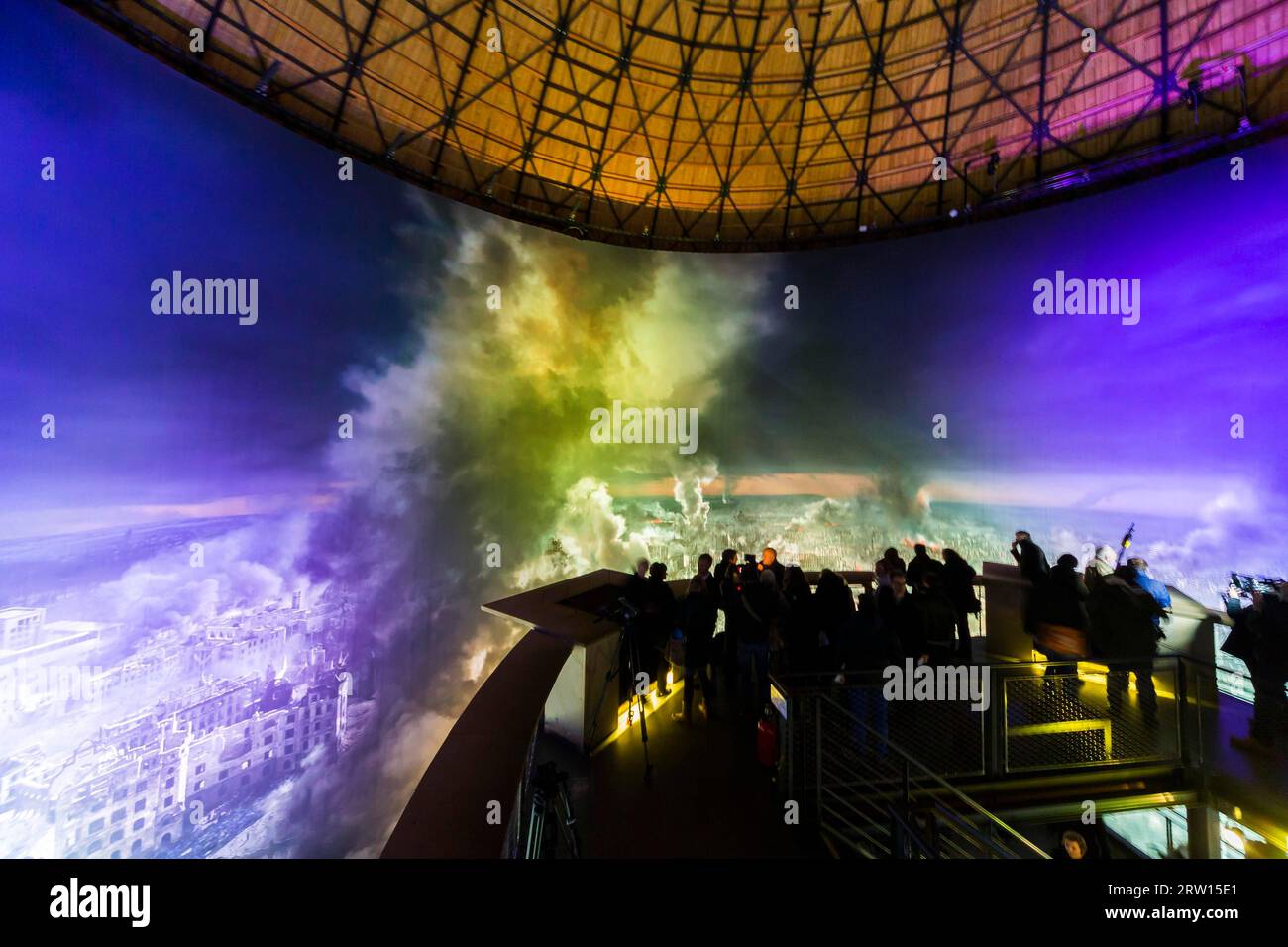 Dresden 1945 in the Panometer Stock Photo - Alamy