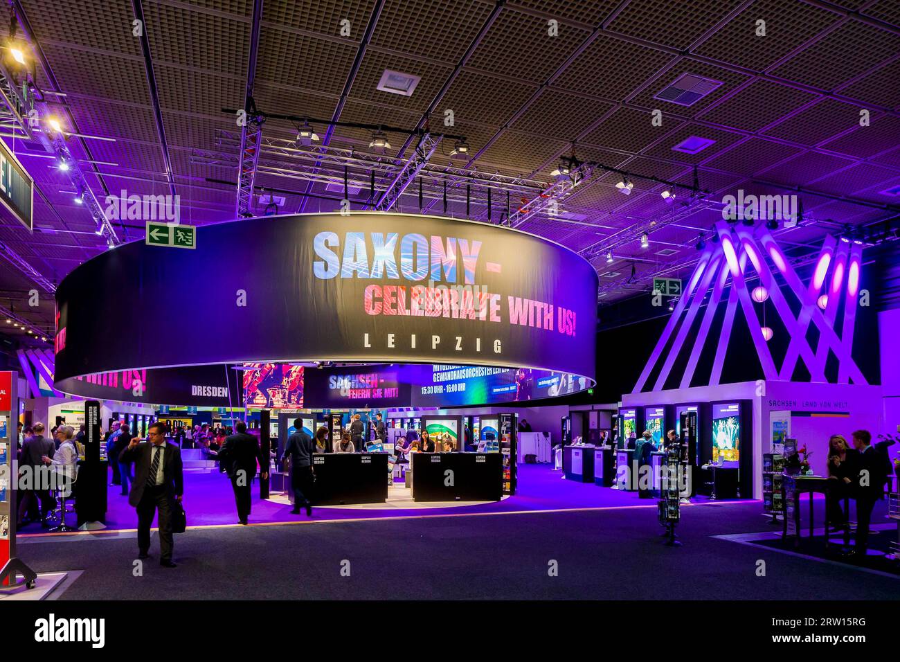 Saxony stand at the ITB 2015 Stock Photo - Alamy