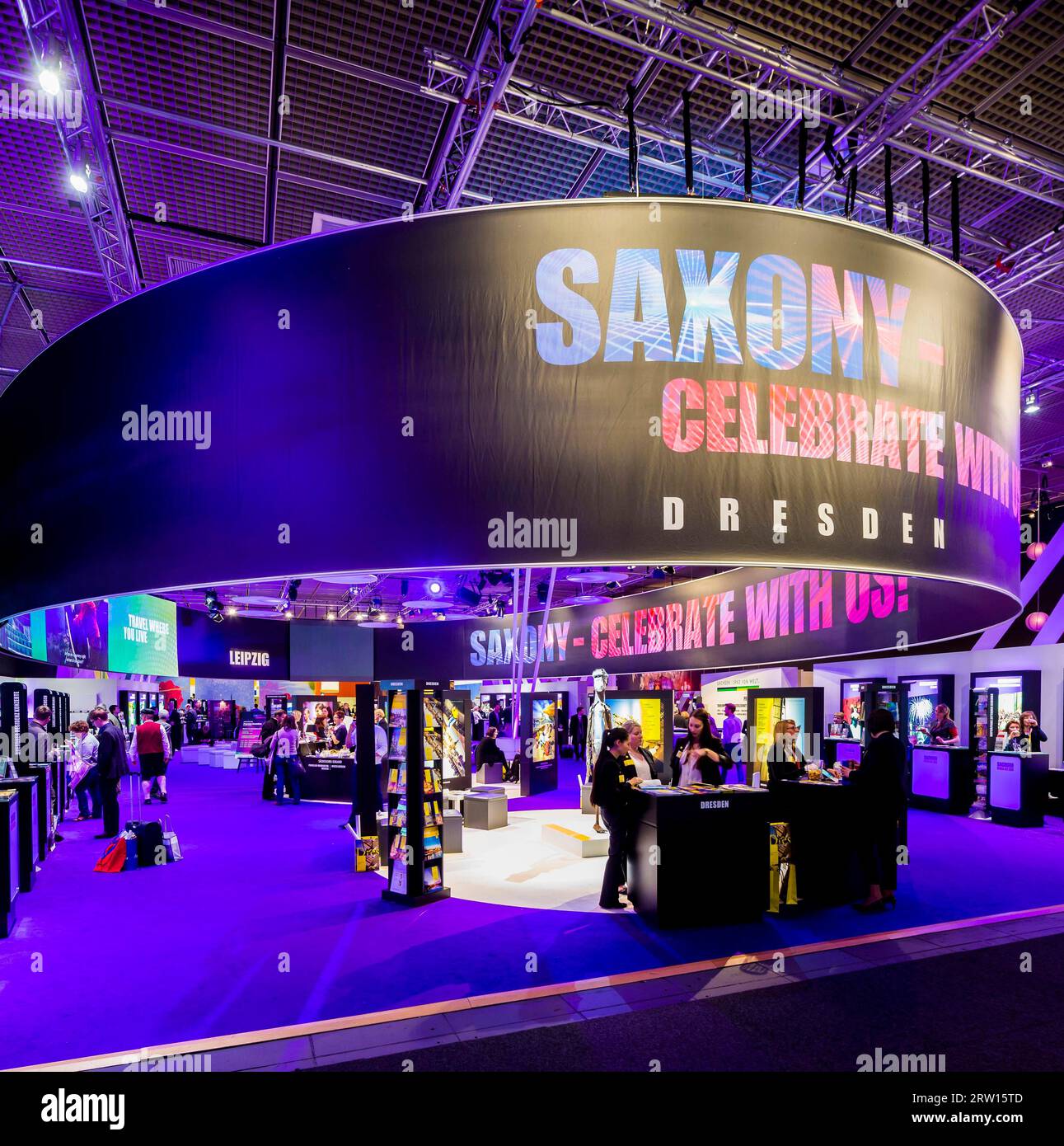Saxony stand at the ITB 2015 Stock Photo - Alamy