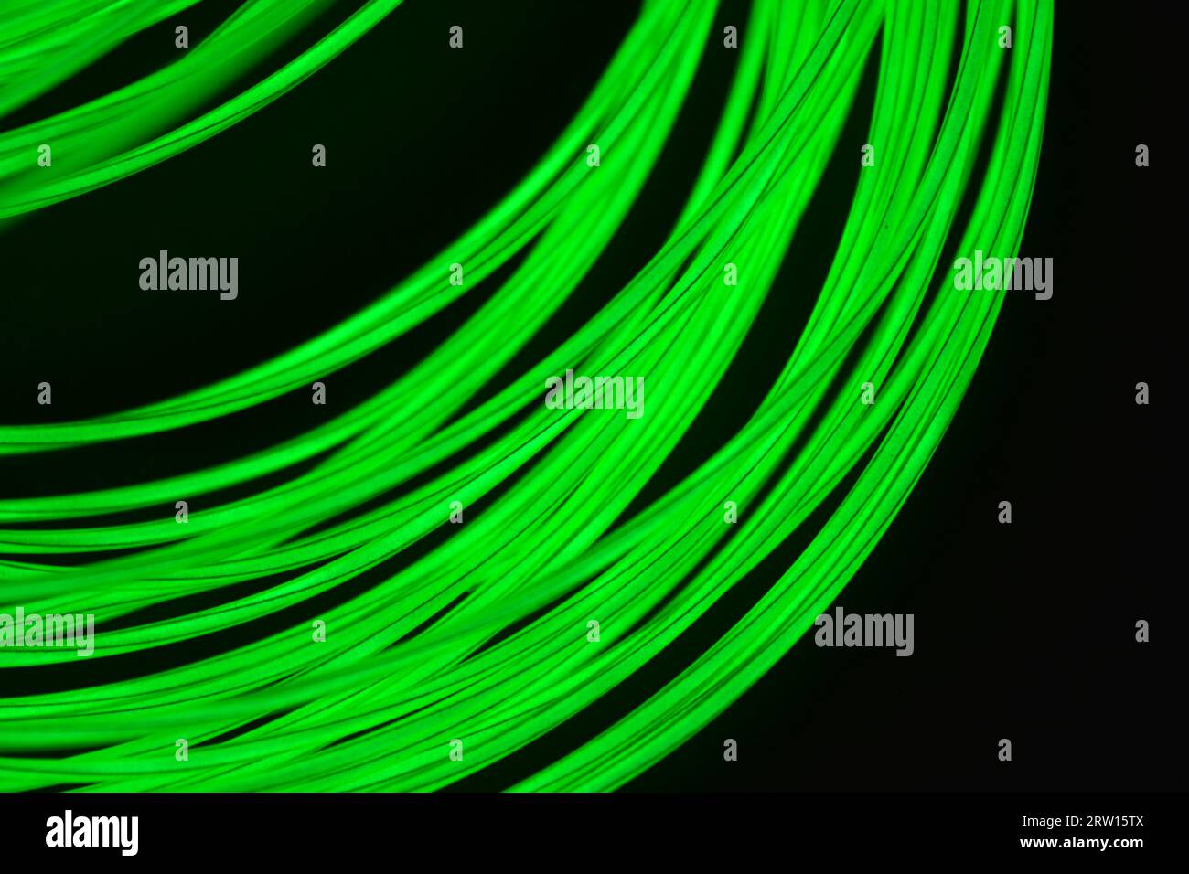 Abstract dark green waves animation hi-res stock photography and images ...