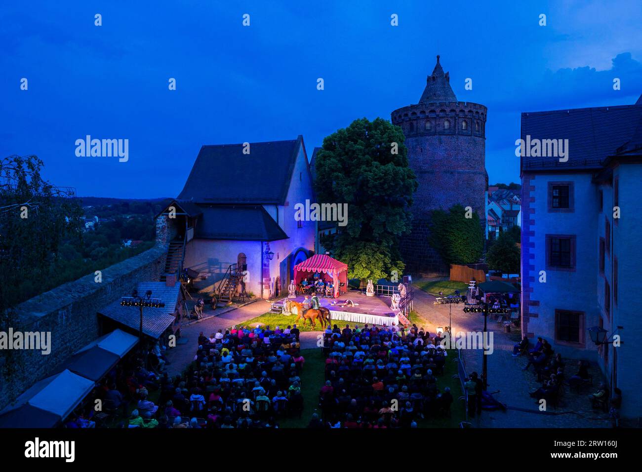 Mildenstein Castle in Leisnig Stock Photo - Alamy