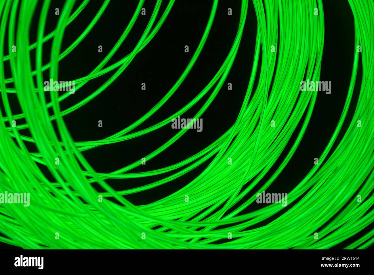 Bright and unusual photos of thin glowing wires, lime, yellow, green ... Bright and unusual photos of thin glowing wires, lime, yellow, green ...