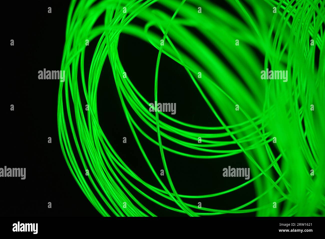 Bright and unusual photos of thin glowing wires, lime, yellow, green ... Bright and unusual photos of thin glowing wires, lime, yellow, green ...