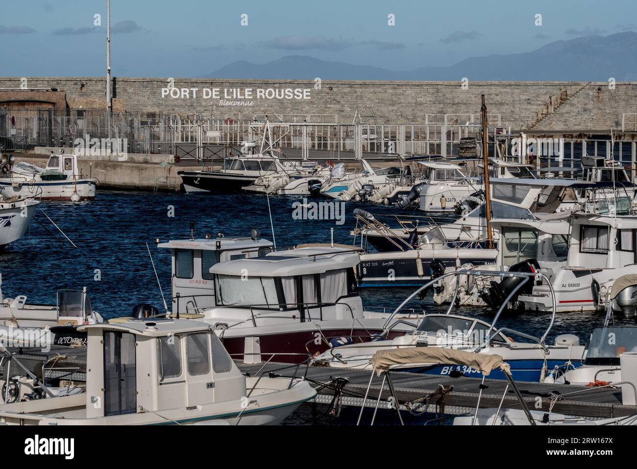 The port of L'ile-Rousse is a paradise for pleasure boaters. The ...