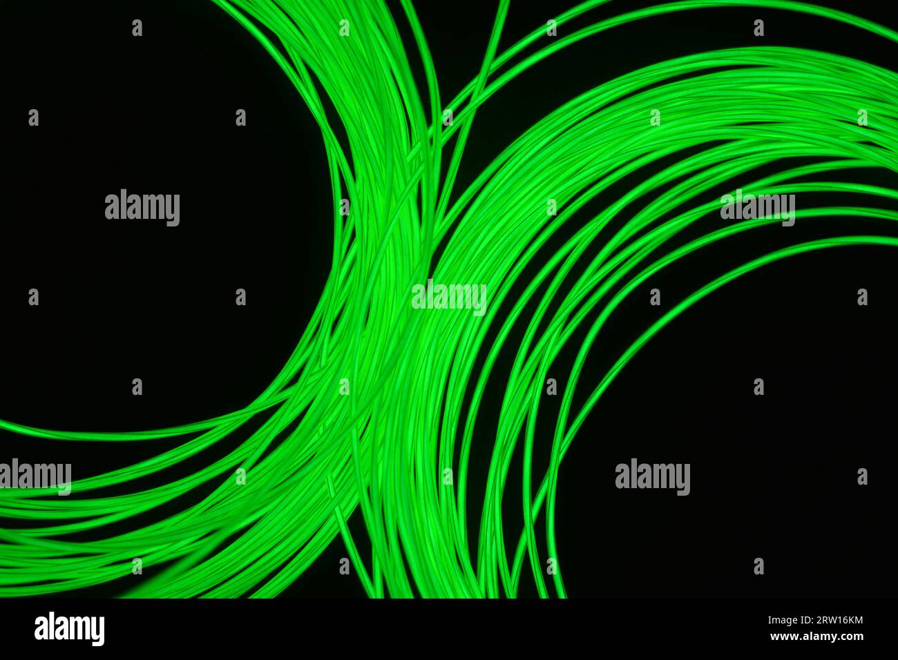 Bright and unusual photos of thin glowing wires, lime, yellow, green ... Bright and unusual photos of thin glowing wires, lime, yellow, green ...