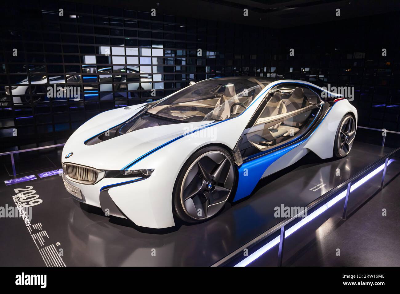 Munich, Germany - July 08, 2021: BMW Vision Efficient Dynamics concept ...